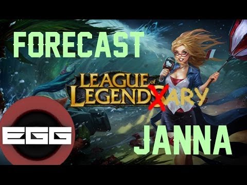 Legendary Forecast Janna Skin Spotlight w/ Spells - League of Legends ...