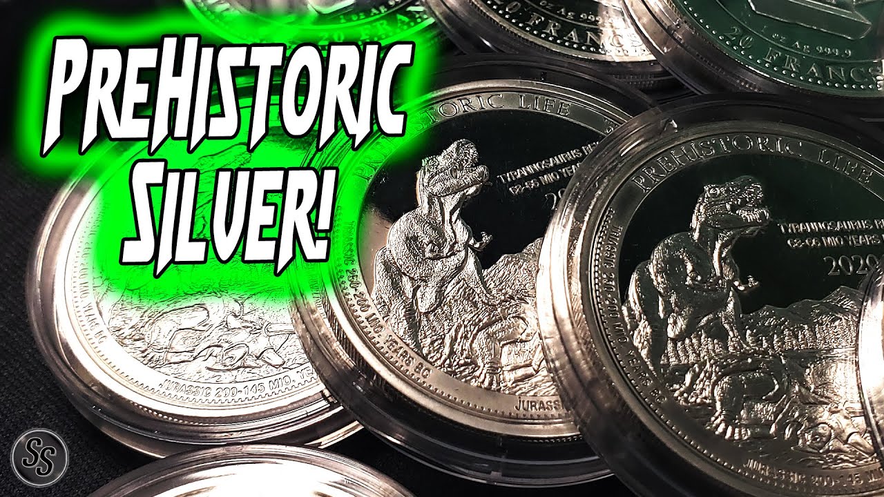 Prehistoric SILVER! 1oz Silver T-Rex Unboxing! - YouTube
