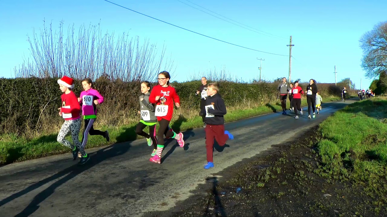 Cheddleton Christmas Pudding Fun Run [2019] - YouTube