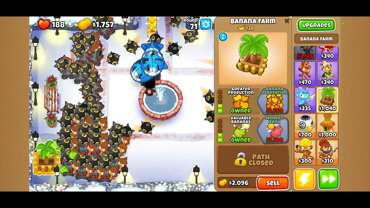 How far can every path make it pt ultra juggernaut: BTD6 - YouTube