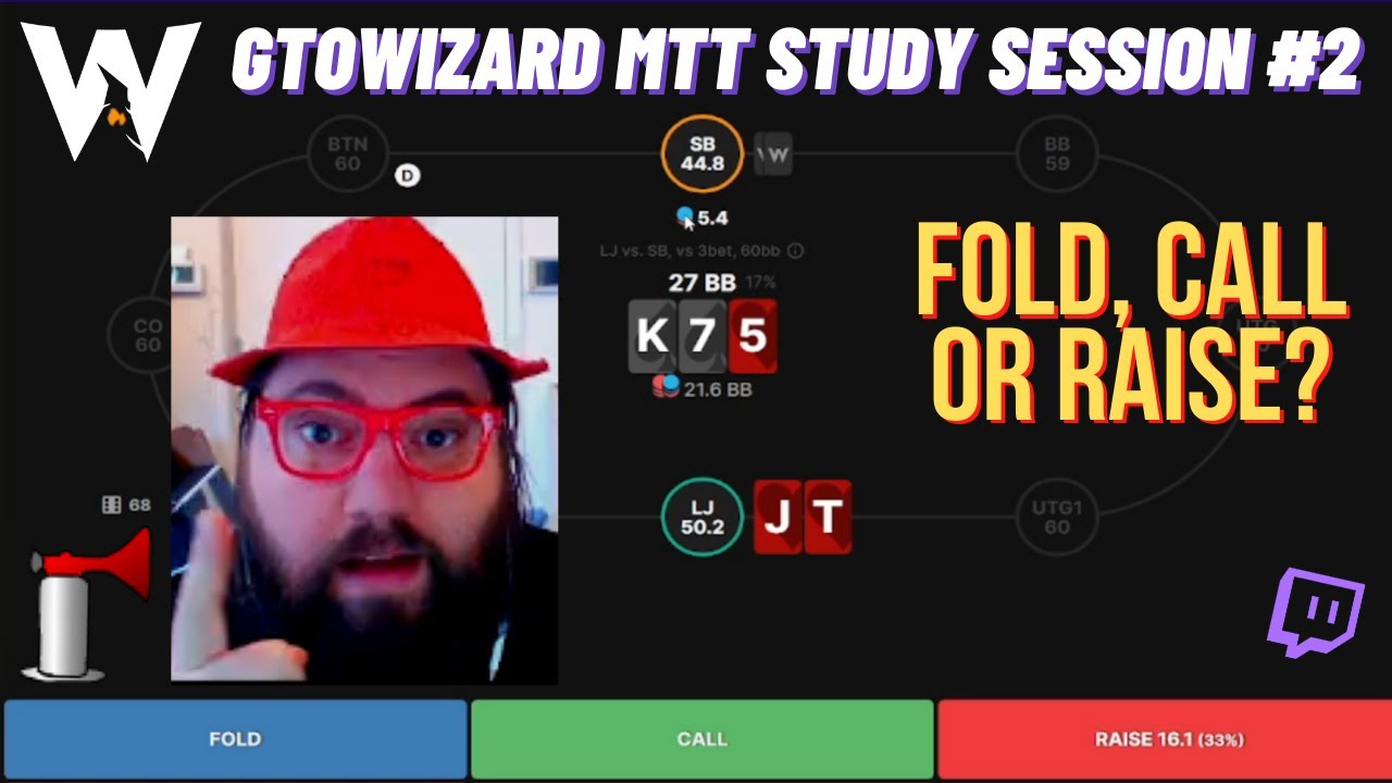 Learn MTT Poker Strategy with GTOWizard! - Questje's Study Session #2 ...