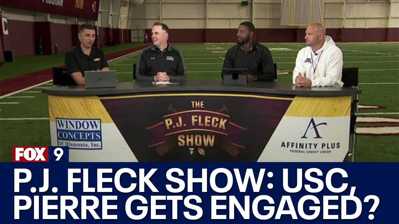 P.J. Fleck Show: Talking USC, and Pierre Noujaim gets engaged? - YouTube