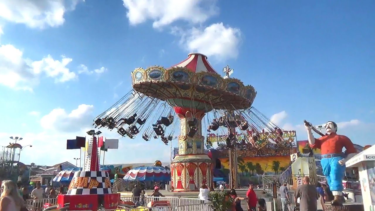 SEASIDE NEW JERSEY, CASINO PIER RIDES 2014 (SKYSCRAPER, SUPER STORM ...