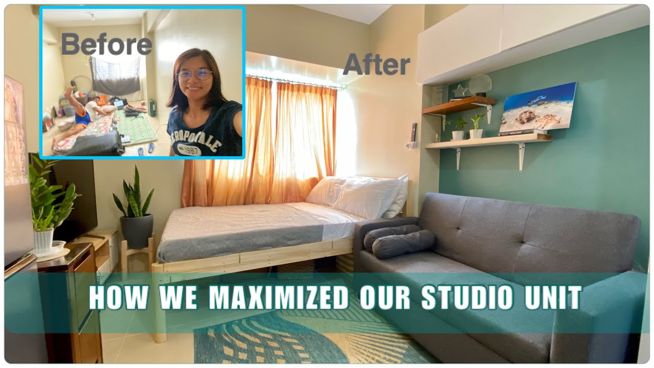22 sqm Studio Unit Transformation: Condo Tour - Avida - YouTube