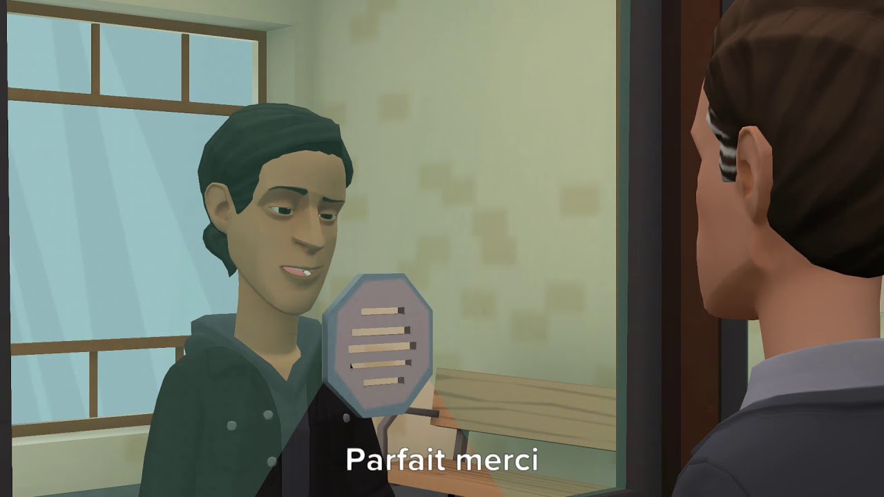 À la gare. At the train station. - YouTube