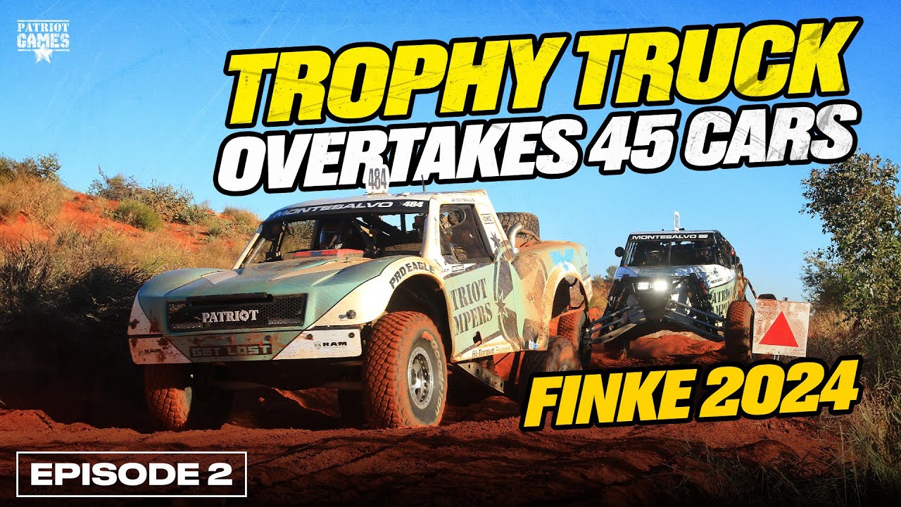 Trophy Truck OVERTAKES 45 Cars | Finke 2024 Episode 2 - Race Day 1 ...