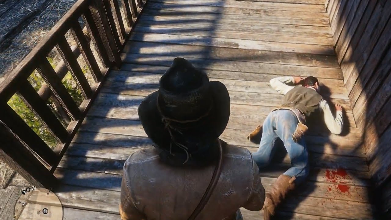 Arthur Witnessing a Bar Fight - RDR2 Random Encounters - YouTube