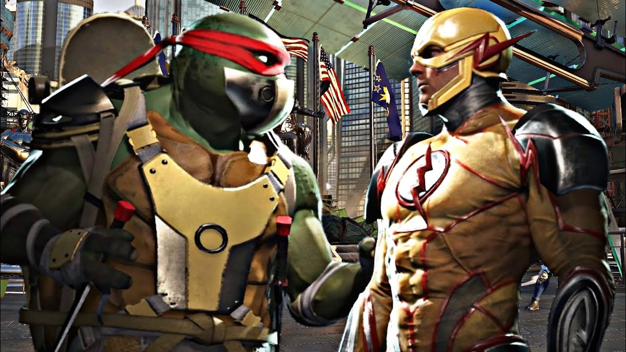 Injustice 2 - Raphael Vs Reverse Flash - YouTube