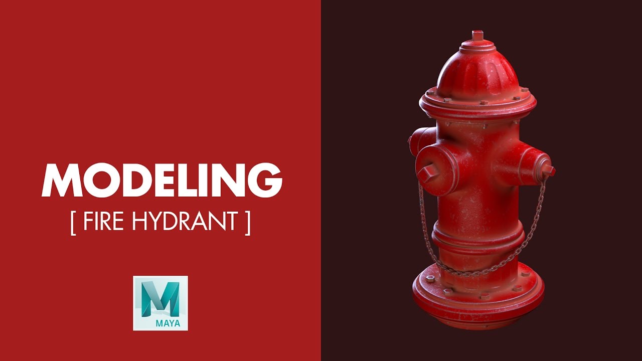 Autodesk Maya | Modeling Fire Hydrant - YouTube