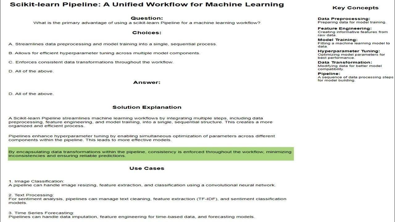 sklearn pipeline - YouTube