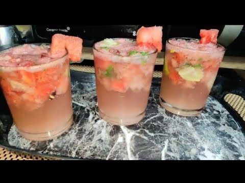 Water melon Mocktail//(summer drink special water melon Mocktail) - YouTube