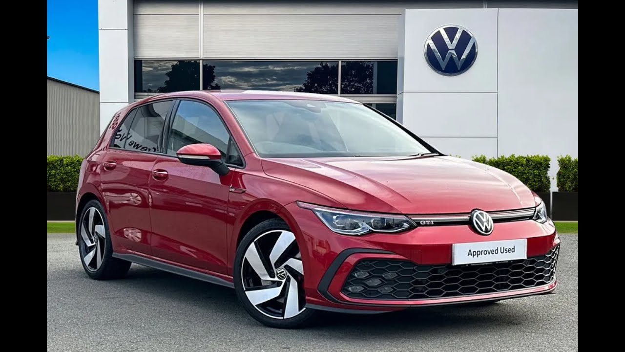 Approved Used Volkswagen Golf GTI 2.0TSI 245 in Kings Red Metallic ...