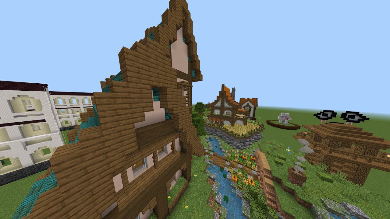 Minecraft old village build - YouTube