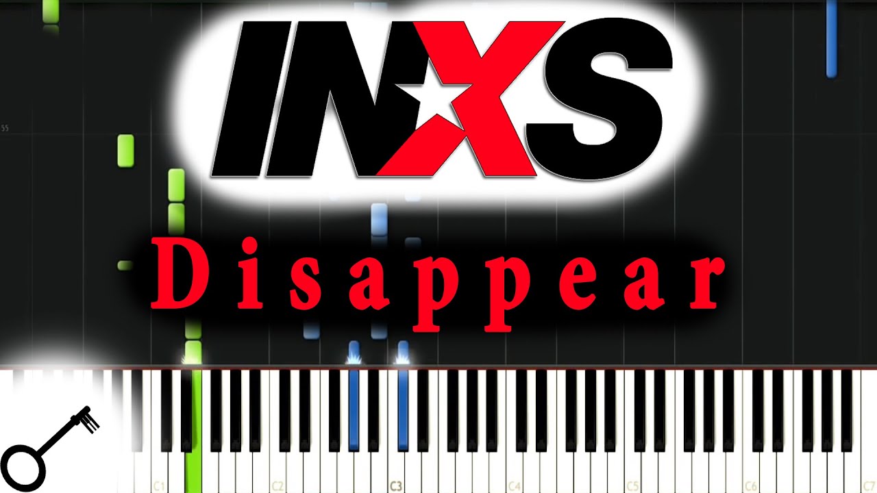 INXS - Disappear [Piano Tutorial] Synthesia | passkeypiano - YouTube