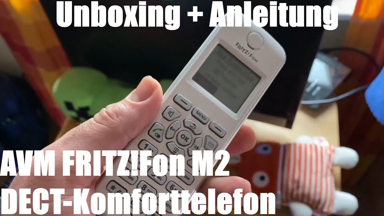 AVM FRITZ!Fon M2 DECT-Komforttelefon (FRITZ Box Monochrom Display, HD ...