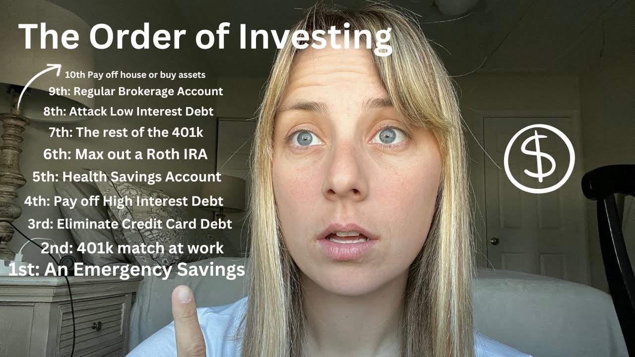 The Order of Investing (According to Experts) - YouTube