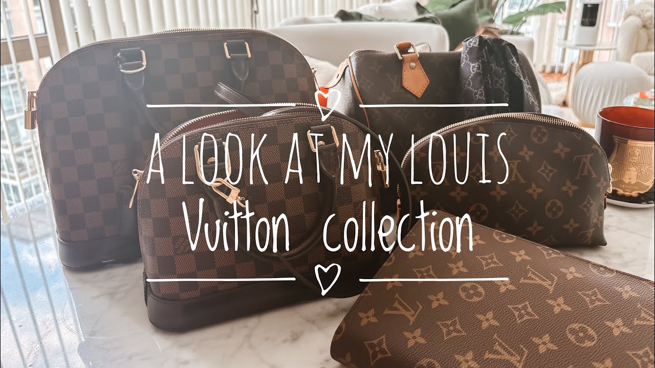 WHATS IN MY LOUIS VUITTON COLLECTION | LV collection | LV bag are they ...