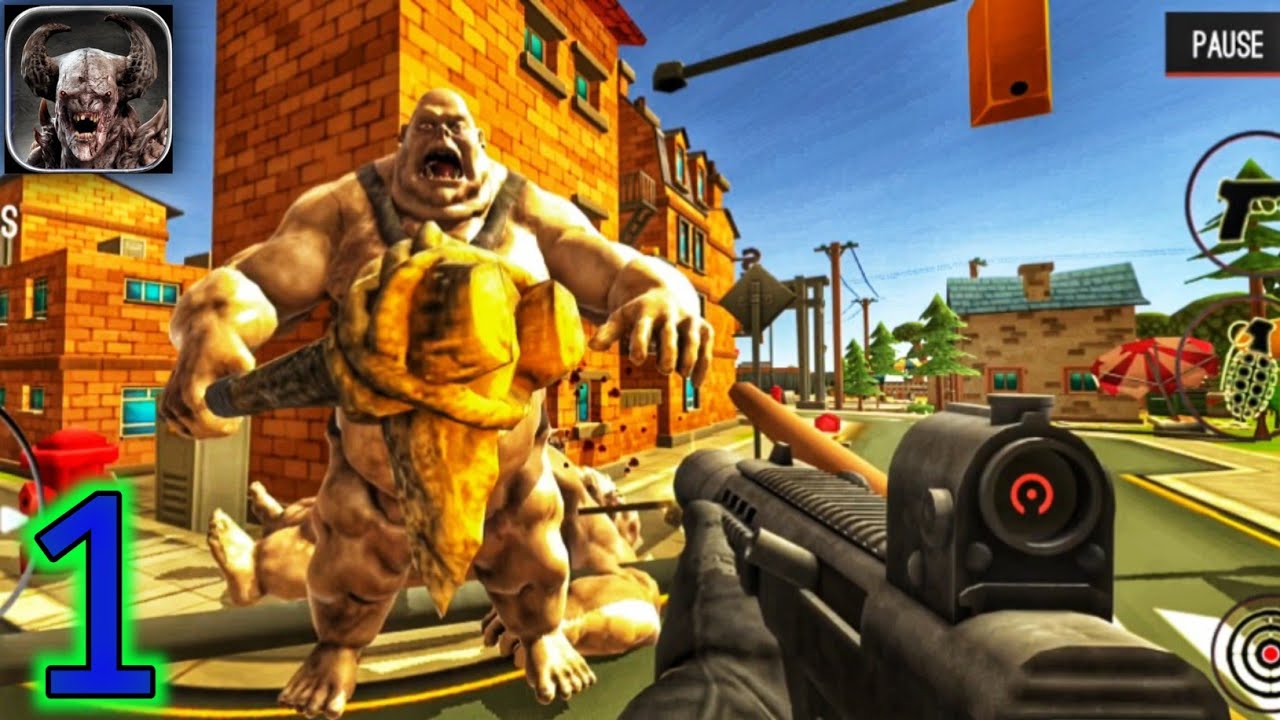 Monster killing city shooting 2 android gameplay - Level 1,2 - Video No ...