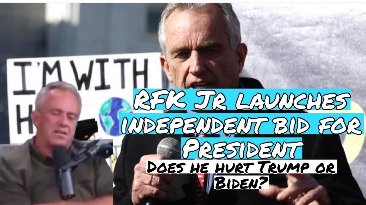 RFK Jr leaves the democratic primary and launches independent bid for ...