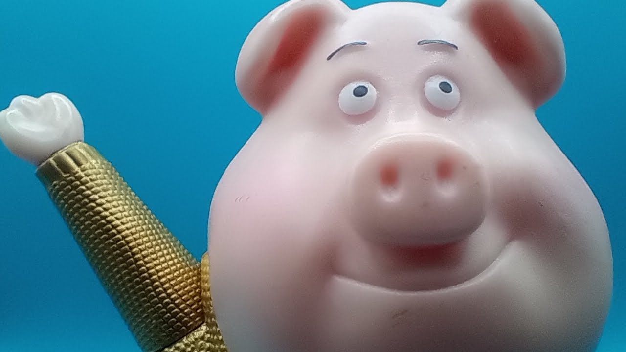 McDonald's 2016 Movie "Sing" Singing Toy Gunter Pig Toy Review - YouTube