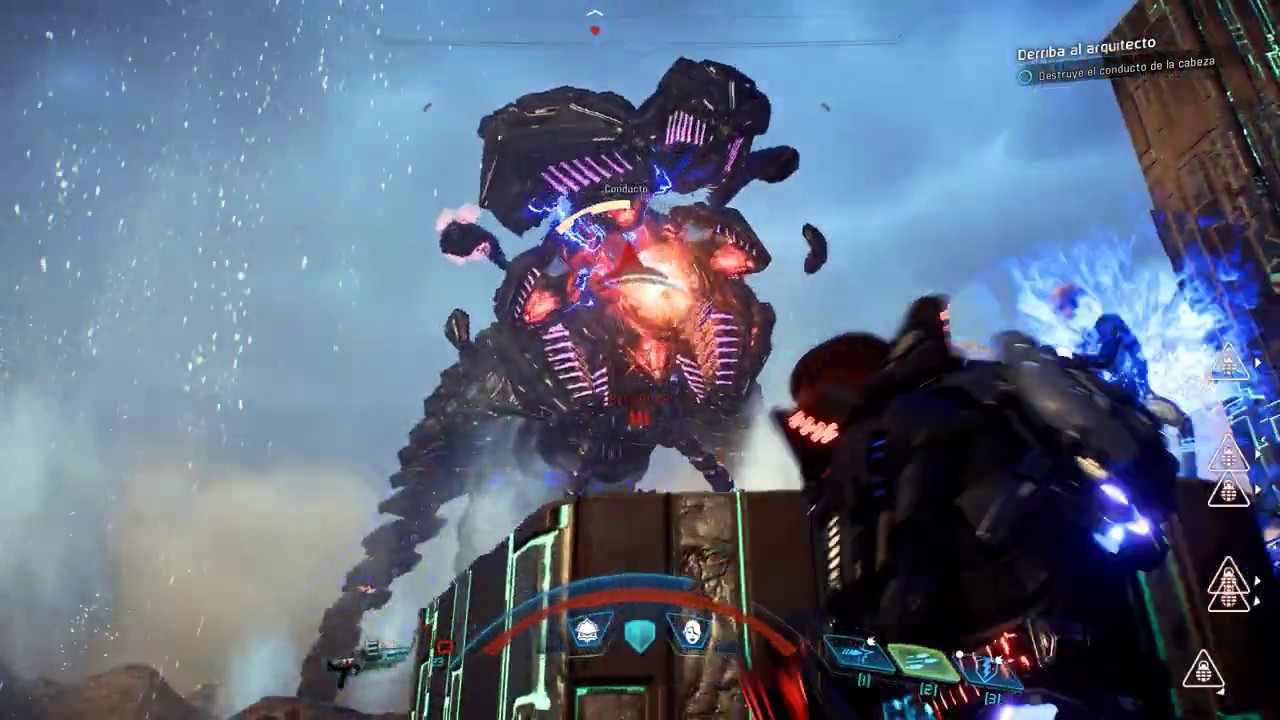 Mass Effect Andromeda Architect Boss Fight Ultimate difficulty - YouTube