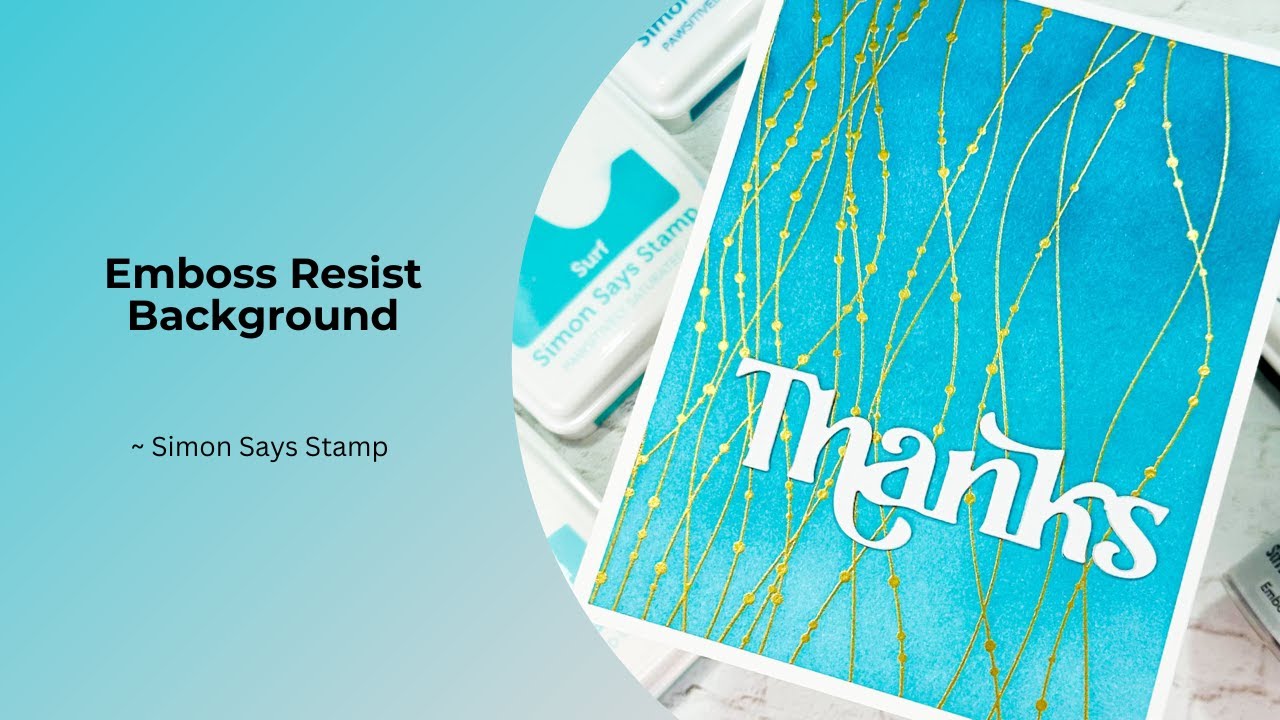 Emboss Resist Background | SSS - YouTube