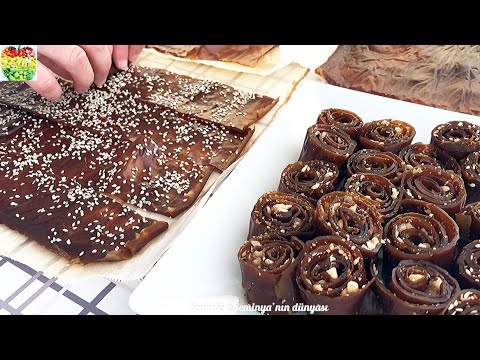 EVDE PESTİL YAPMAK ÇOK KOLAY 👍PEKMEZ PESTİLİ ✔️