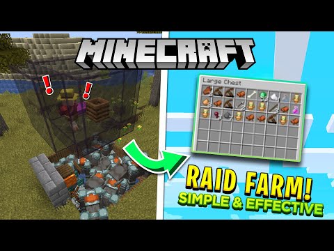 Minecraft Raid Farm - 3300 Emerald Per Hour, Redstone and More - 1.17 ...