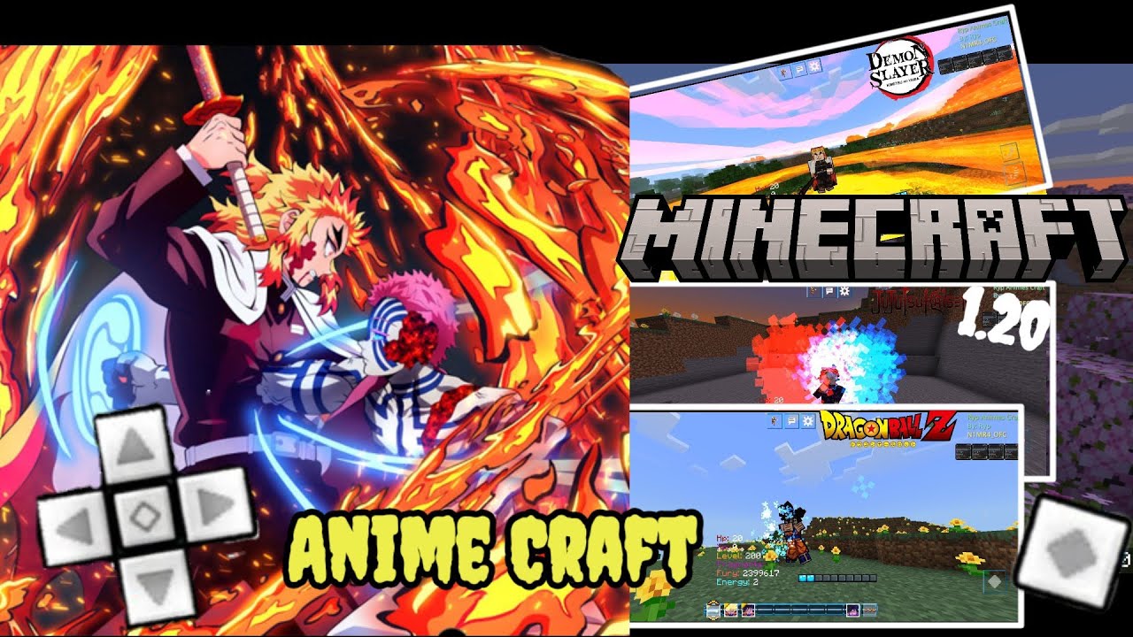 Addon/Mod Anime Craft Dành Cho Minecraft PE 1.20 - YouTube
