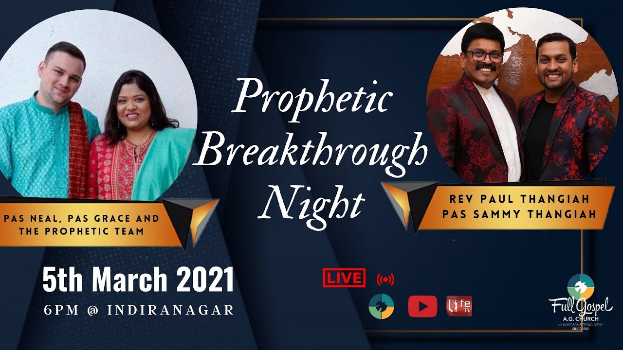Prophetic Breakthrough Night | Pas Sammy, Pas Neal, Pas Grace ...