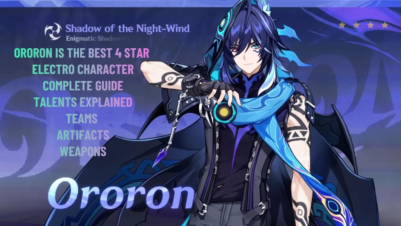 ORORON GUIDE: Talents & Best Artifact sets & Weapons Builds & Team ...