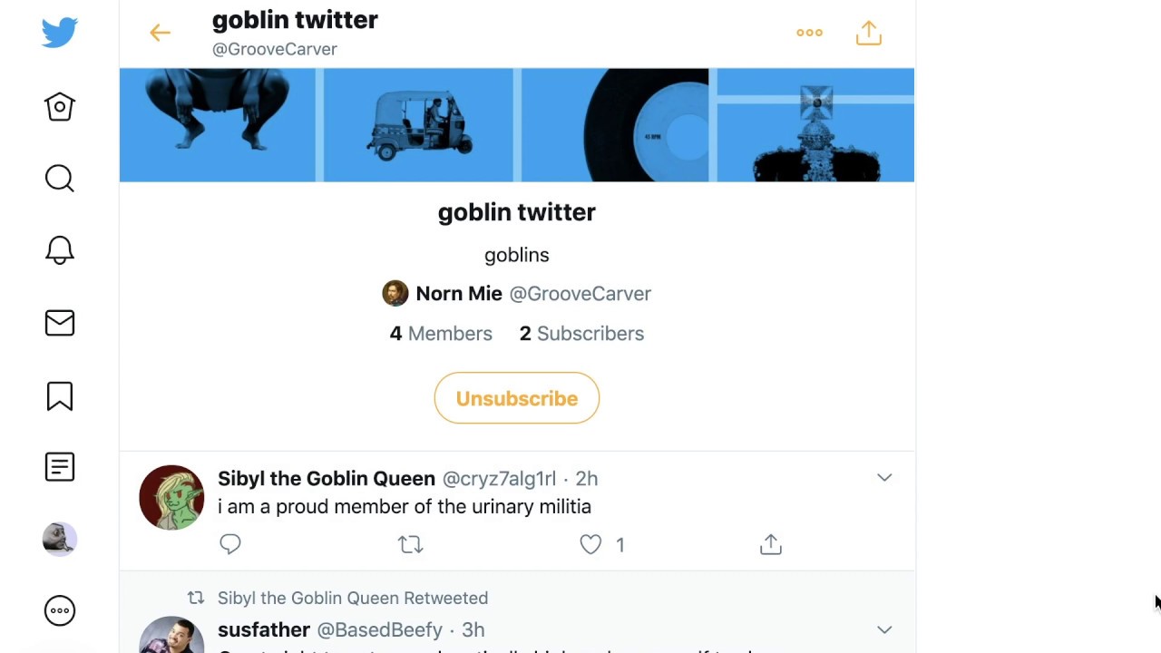 goblin reads goblin twitter - YouTube