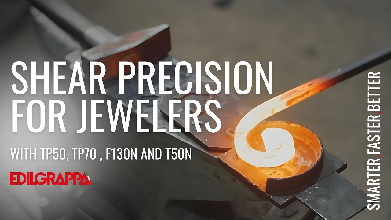 Shear Cutters for Continuous Casting and Jewelry Applications - YouTube