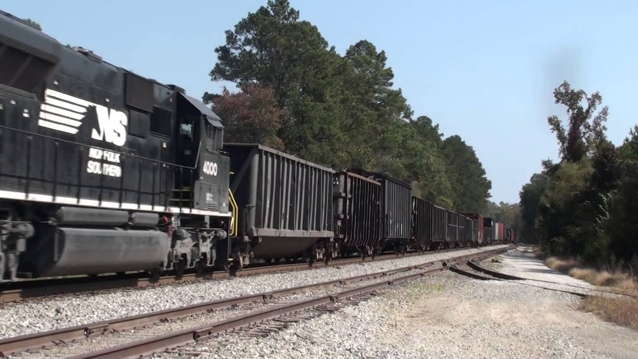 NS PR43C #4005 leads A55 at Vance, Alabama - YouTube