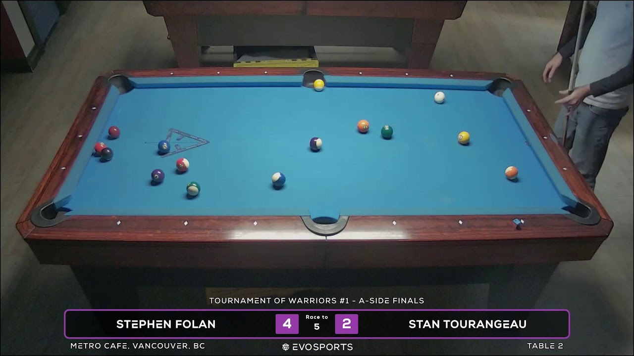 STEPHEN FOLAN vs STAN TOURANGEAU - METRO CAFE - TABLE 2 | EvoSports ...