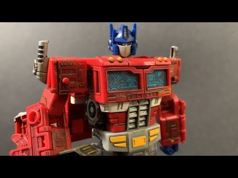 Custom Transformers Siege Optimus Prime Paint & Detail Work - YouTube
