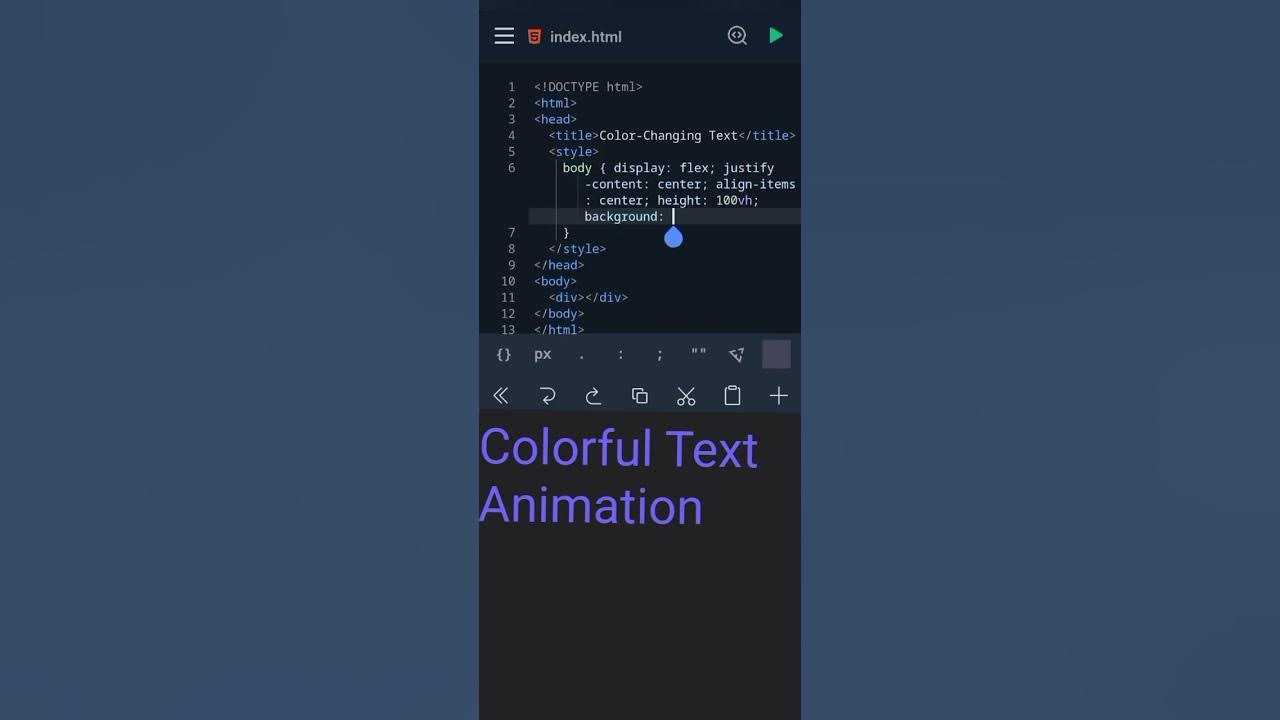 Colourful Text Animation Coding Besiccoding Coding Python Javascript Java Html Css 