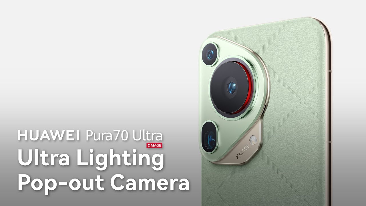 HUAWEI Pura70 Ultra - Ultra Lighting Pop-out Camera - YouTube