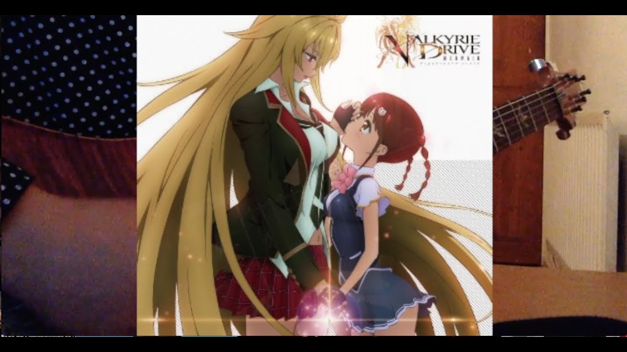 【nino】Overdrive 弾いてみた【ギター】【VALKYRIE DRIVE - MERMAID OP】【原田ひとみ】【FULL ...
