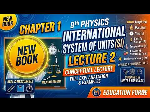 International System of Units (SI) | 9th Physics (New Book) Chapter 1 | Education Forge