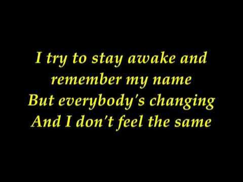 keane - everybody changing with lyrics - YouTube