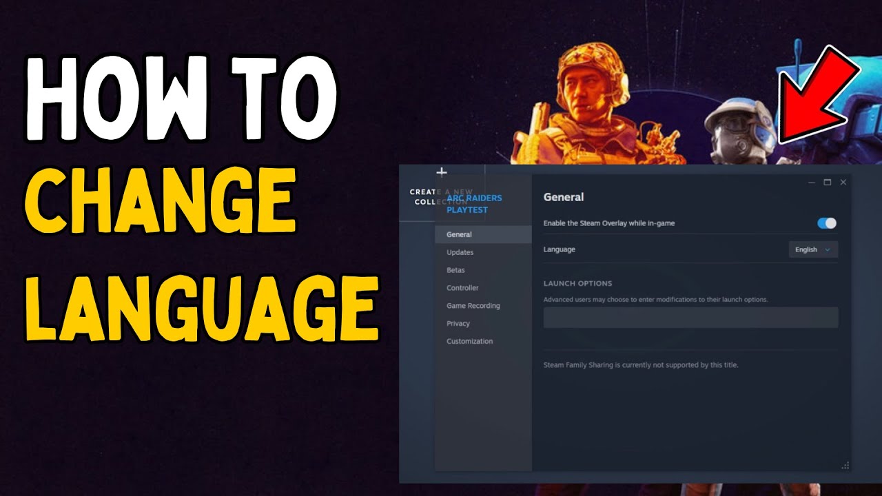 ARC Raiders How to Change Language - YouTube