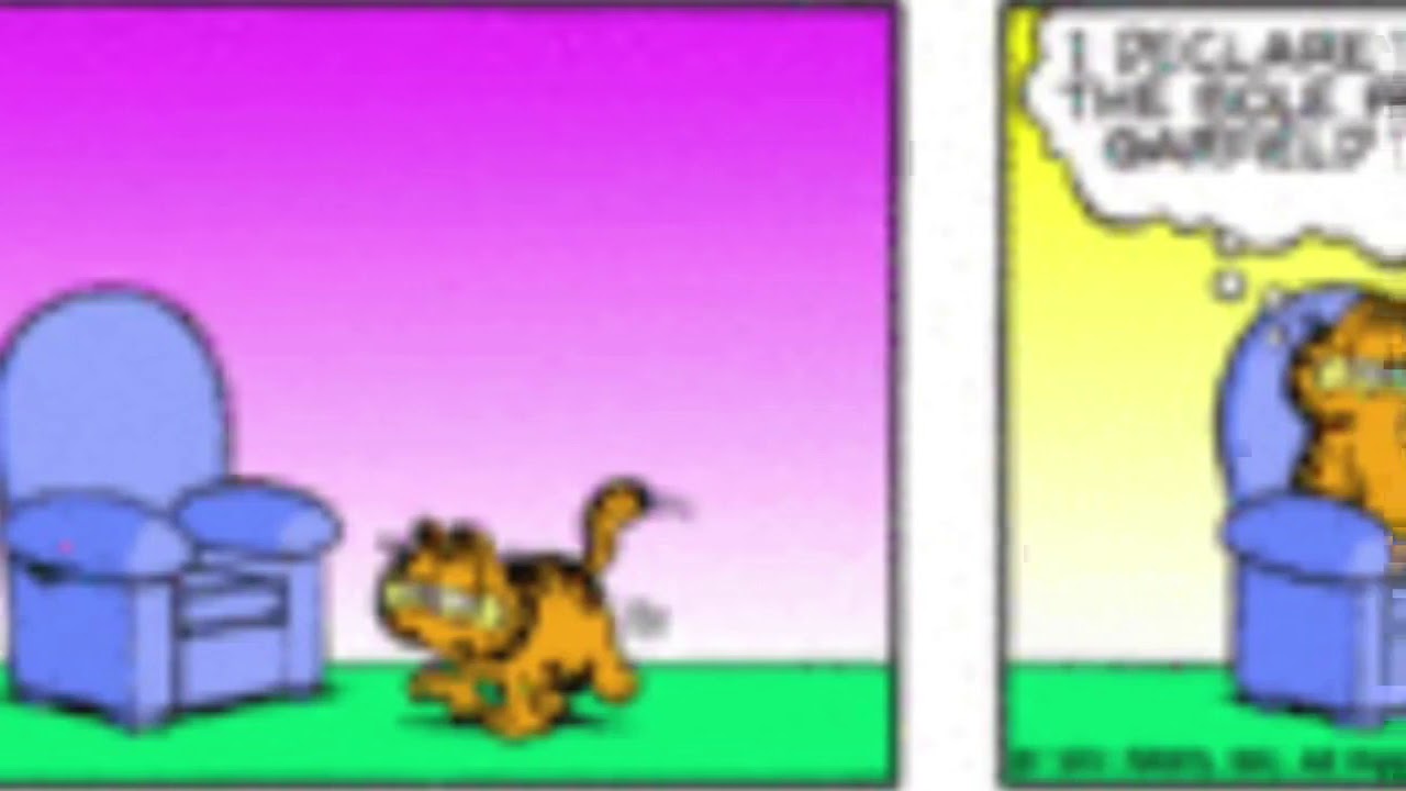 GoAnimate Reads Garfield Comic Strips (Episode 10) - YouTube