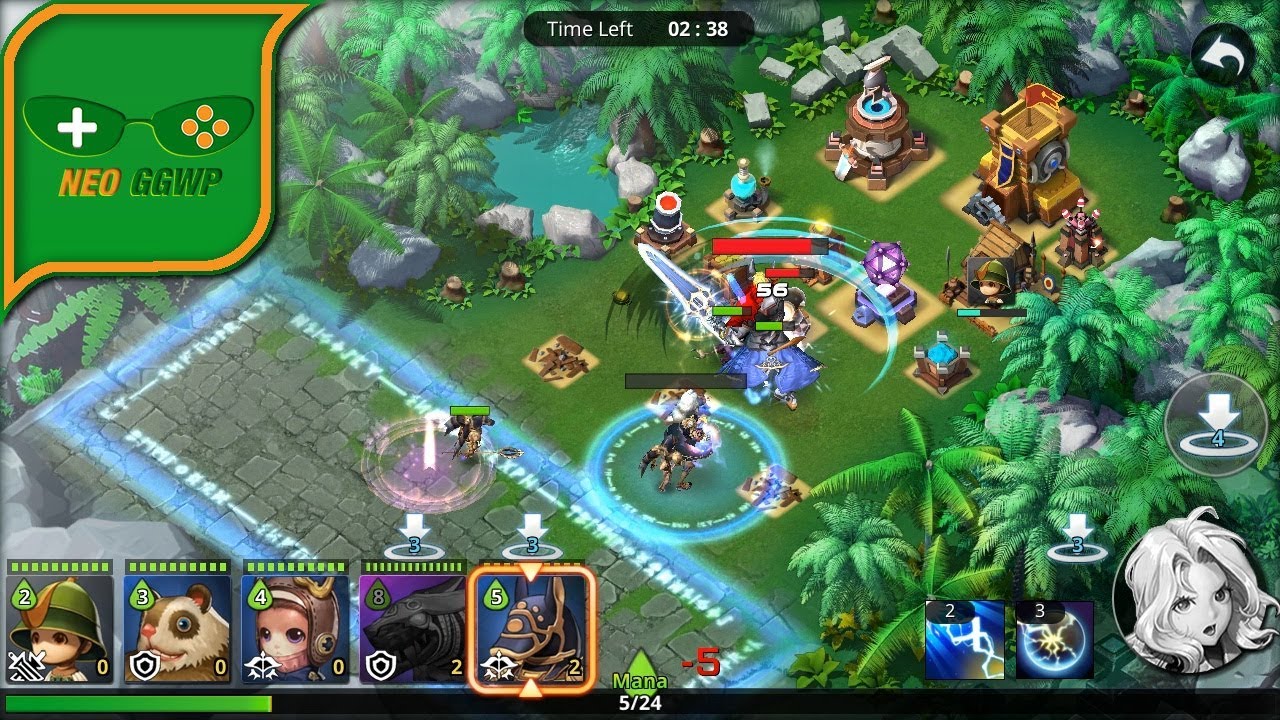 Clan&Conquest (Android APK) - Strategy RTS Gameplay Act 1 - YouTube