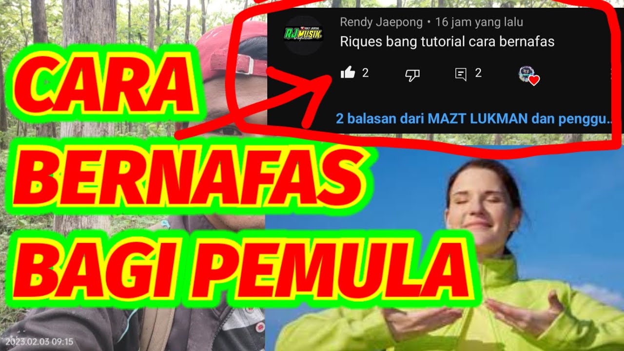 TUTORIAL CARA BERNAFAS BAGI PEMULA - YouTube