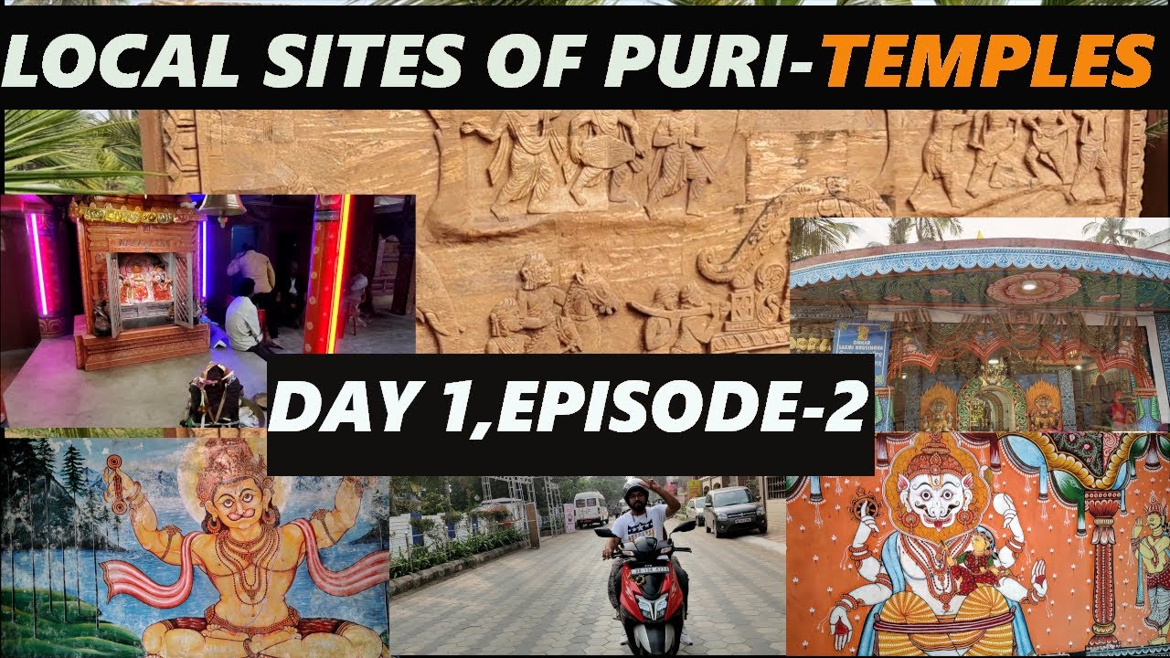 LOCAL SITES AND TEMPLES OF PURI | PURI TOUR GUIDE | IN 4K | RIDES IN ...