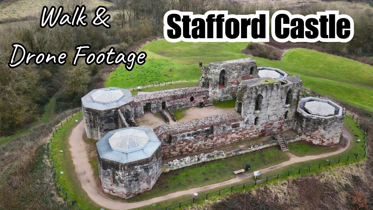 A Morning At Stafford Castle - Walk & Drone Footage - YouTube