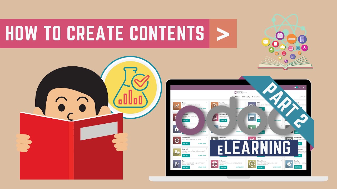 How to Create Contents using eLearning Module on Odoo Part II - YouTube