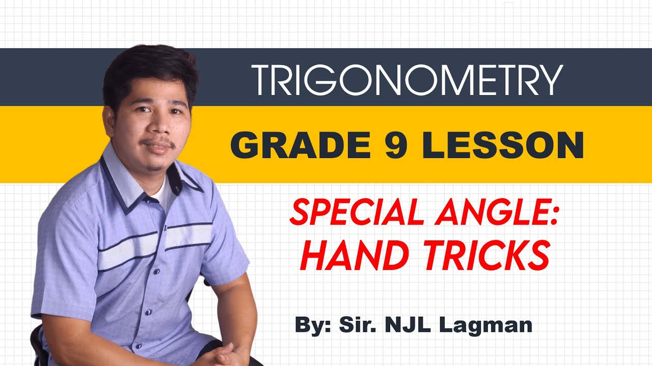 Math 9 Trigonometry : Hand Tricks (Special Angle) - YouTube