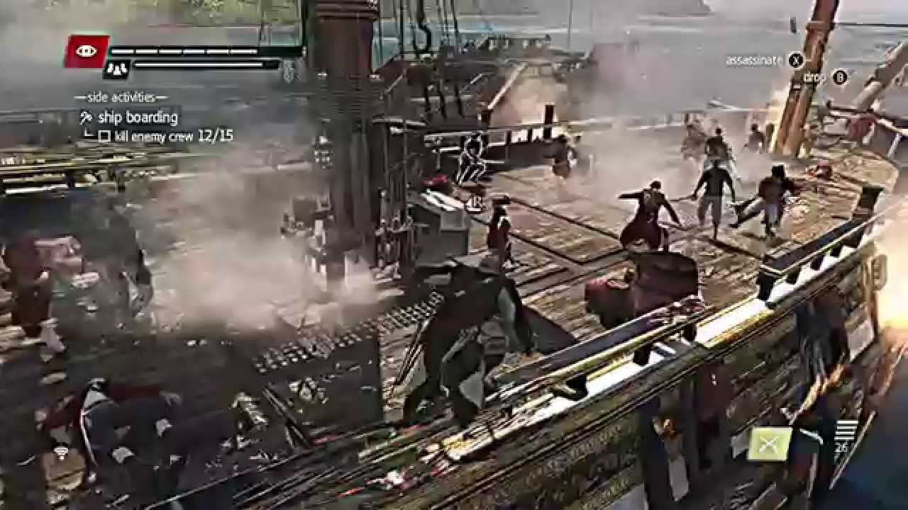 Assassin's Creed IV Black Flag Convoy Ship Raid - YouTube